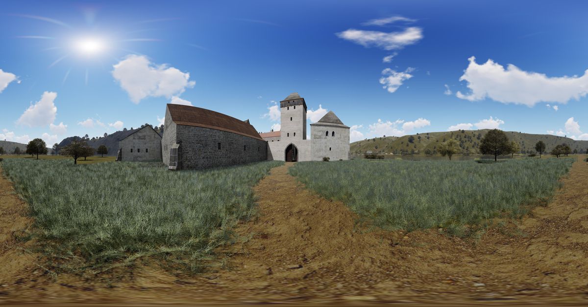 3D Model of a Medieval Monastery (Ostrovský klášter)